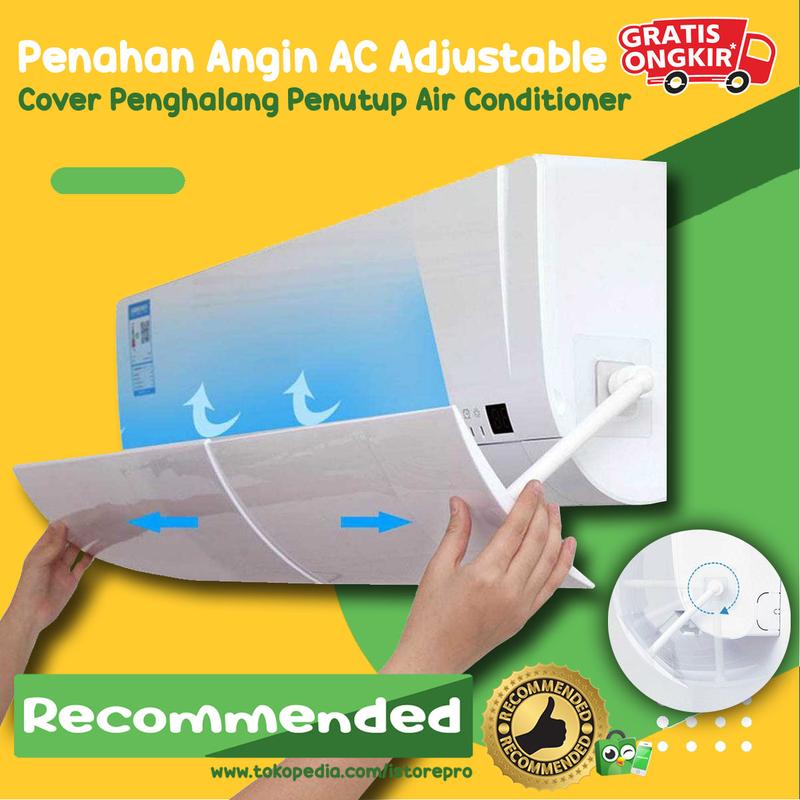 Penahan Angin AC Adjustable Cover Penghalang Penutup Air Conditioner ...