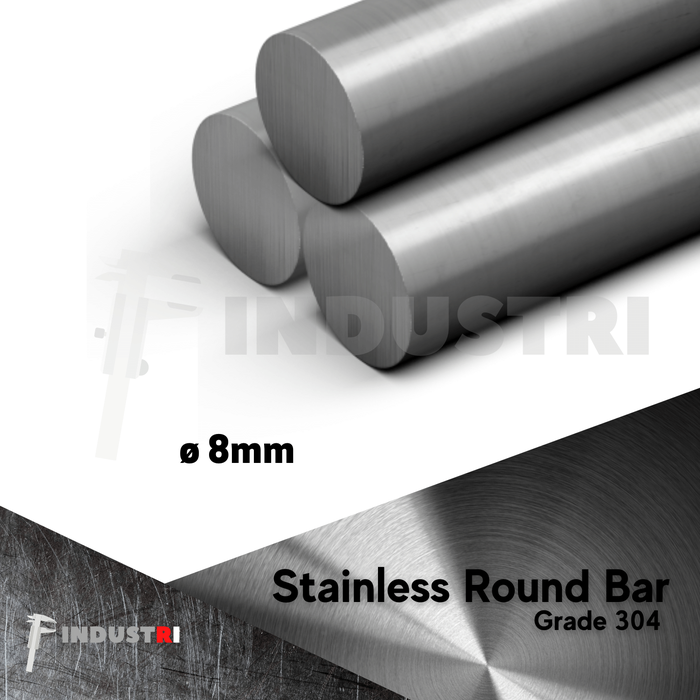 Jual AS SUS 304 diameter 8mm |AS besi stainless per 1 meter - Kota ...