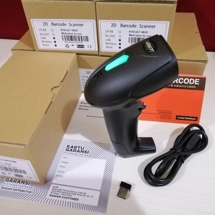 SCANNER BARCODE QR CODE - 1D 2D PDF - W20 - WIRELESS - Shop | Tokopedia