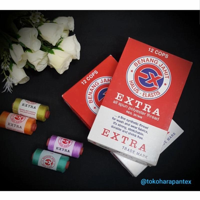 Benang Jahit Extra 500 yard/Biji (Part 8) - Shop | Tokopedia