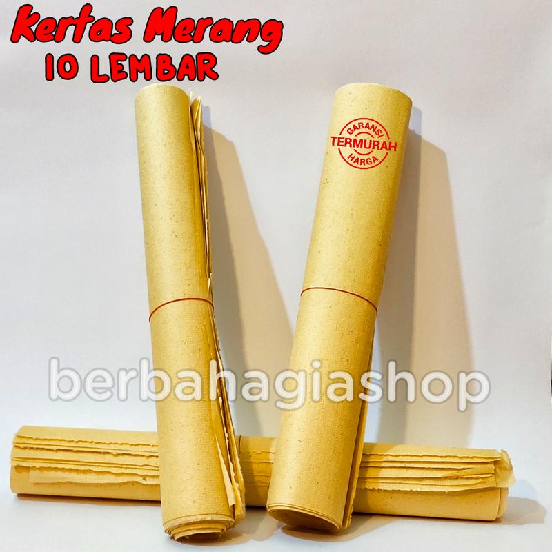 Kertas Merang Recycle Paper / Joss Paper / Straw Paper Isi 1 - Shop ...