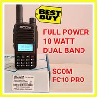Jual HT SCOM FC10 PRO HT FULL POWER 10 watt dual band - Standart ...