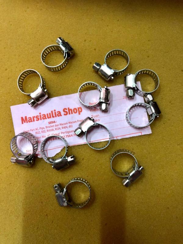 Klem selang 1/2" 3/4" 5/8" 7/8" 1" inch stainless hose clamp - Shop ...
