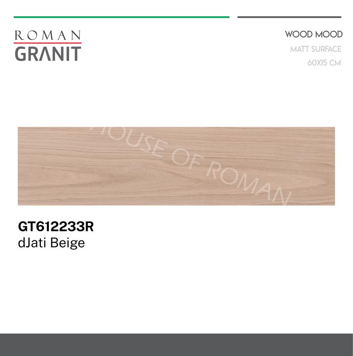 Jual ROMANGRANIT dJati Beige 60X15 GT612233R (ROMAN GRANIT) - Jakarta ...