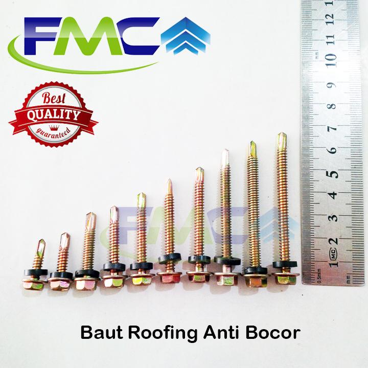 Baut Roofing Atap Baja Ringan Seng Metal 2cm 3cm 4cm 5cm 6cm - Shop ...