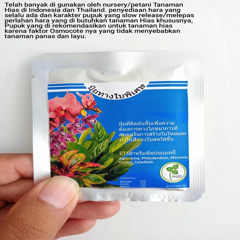 Pupuk Dekastar Osmocote Thailand 20-15-15 cepat pertunasan daun baru ...