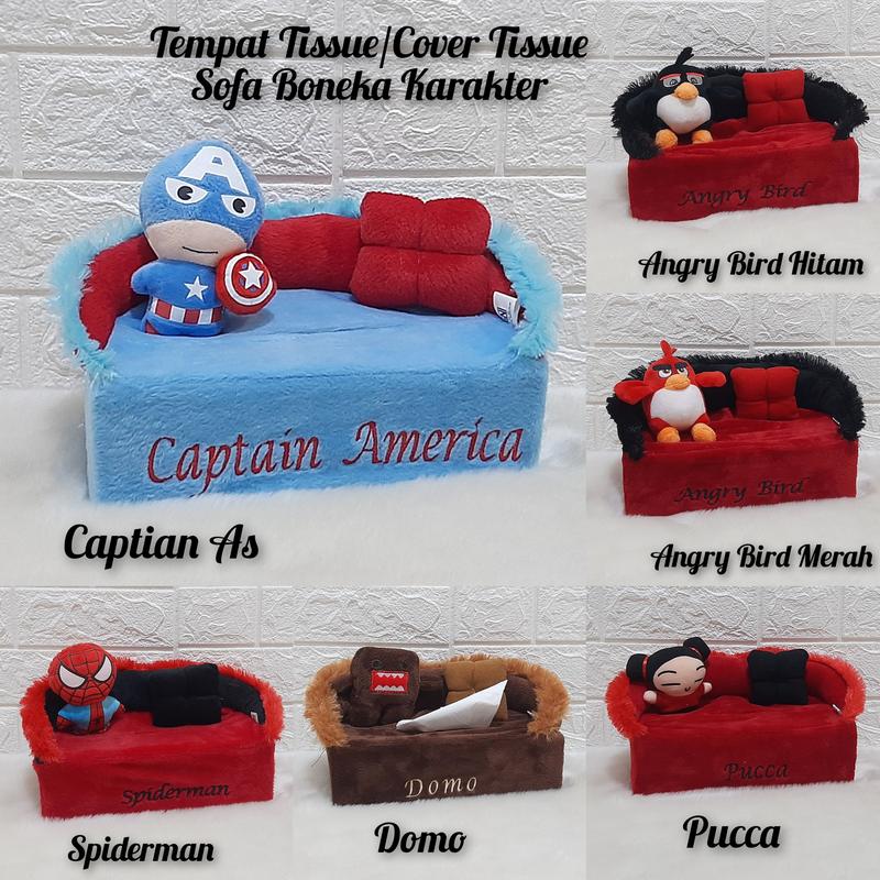 Tissue Cover Sofa Boneka Tempat Tisu Kotak Sofa Boneka - Shop | Tokopedia