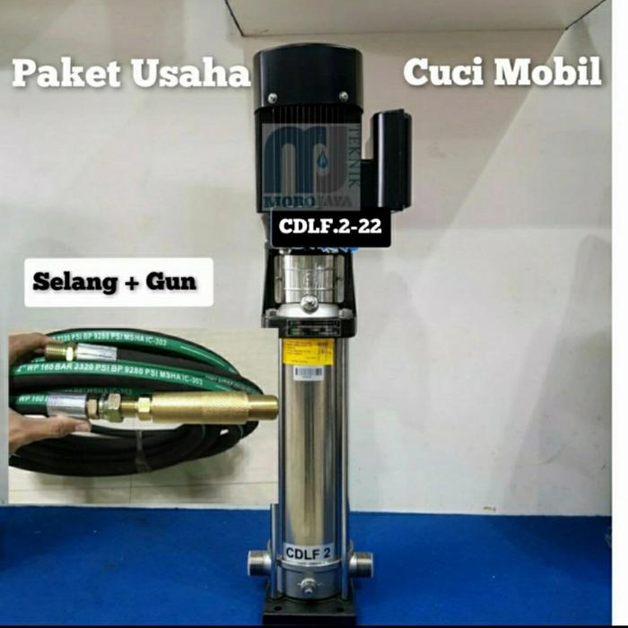 Jual Pompa Cnp CDLF 2-22 3 HP 220Volt 1Phase + Selang Steam Kawat 10 ...