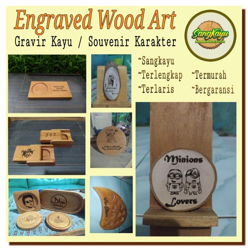Tambah jasa Grafir, Logo, Nama | Laser Engraved wood | Add Engraving ...