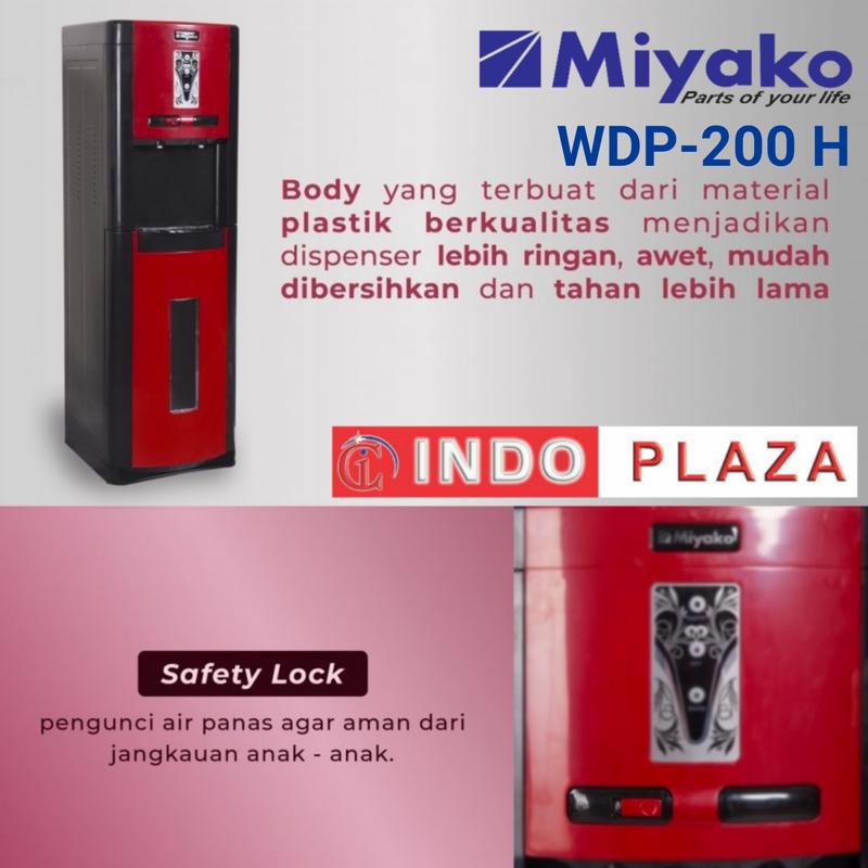 DISPENSER GALON BAWAH MIYAKO WDP-200 H (Khusus Medan) - Shop | Tokopedia