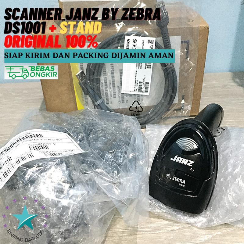 BARCODE SCANNER JANZ BY ZEBRA DS1001 DS 1001 LIKE ZEBRA DS2208 - Shop ...