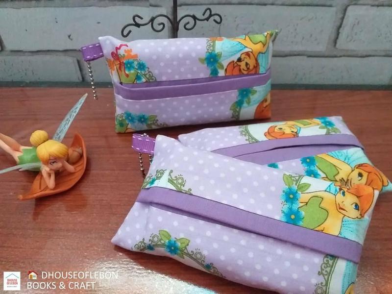 TEMPAT TISU KAIN - TISSUE POCKET HOLDER - POUCH TISSUE TINKERBELL ...