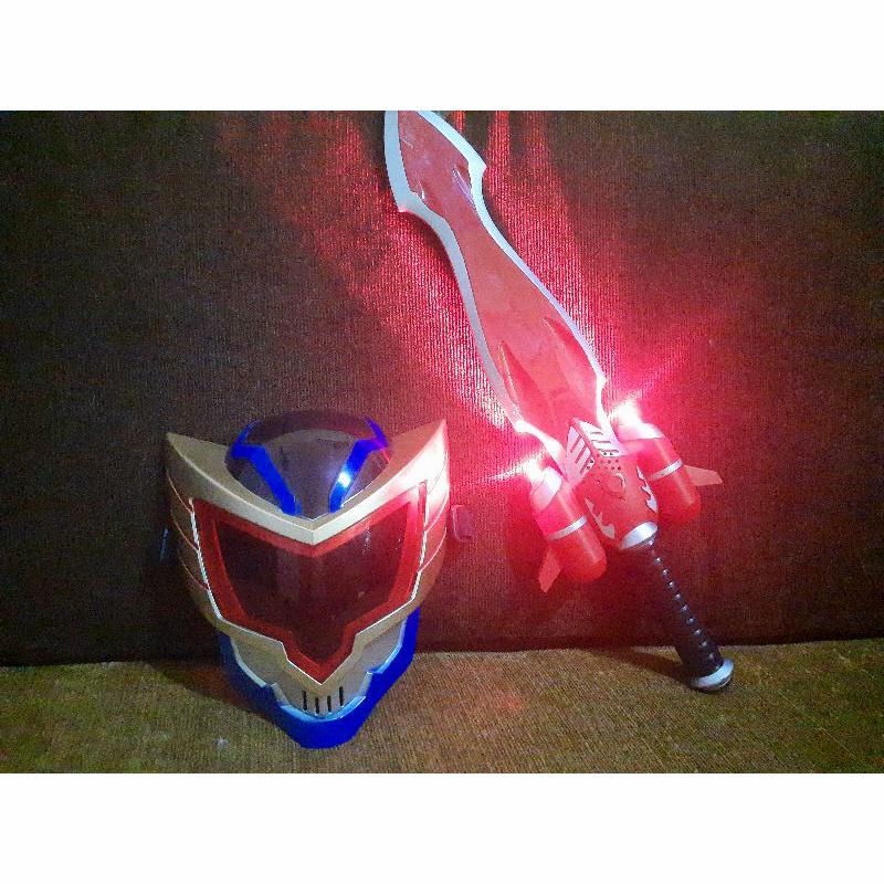 mainan pedang topeng bima x super hero led lampu - Shop | Tokopedia
