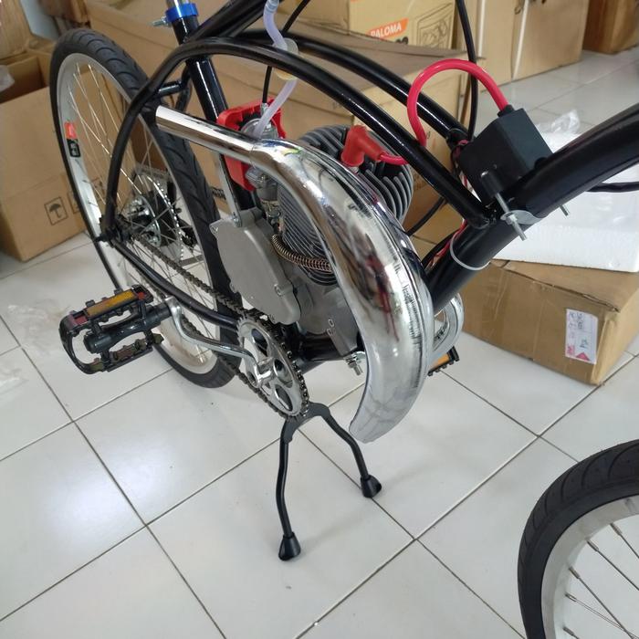 Jual SEPEDA BERMESIN GASBIKE MESIN SEPEDA - Biru, All Size - Kab ...