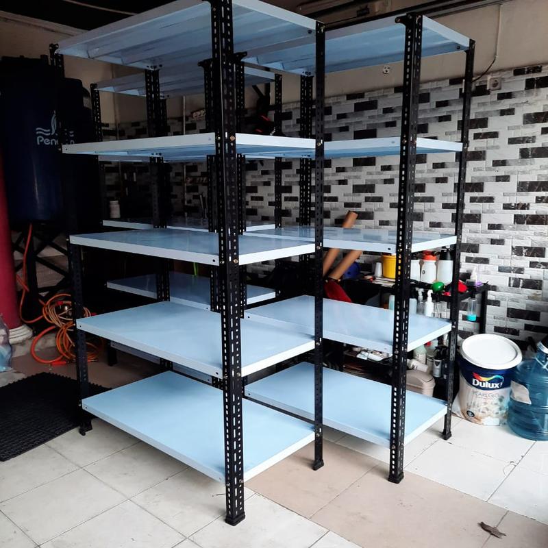 Rak Siku Besi 5 Ambalan 100 x 60 x 200 cm (P x L x T) - Shop | Tokopedia