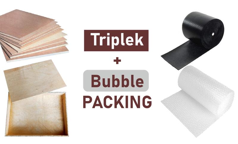 PACKING TRIPLEK + BUBBLE WRAP (UNTUK TAMBAHAN KEAMANAN) - Shop | Tokopedia