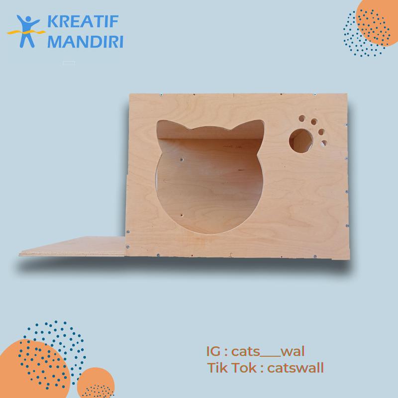 Rumah Kucing Lompat Dinding Kotak Kucing Kandang Kucing Tipe - Shop ...