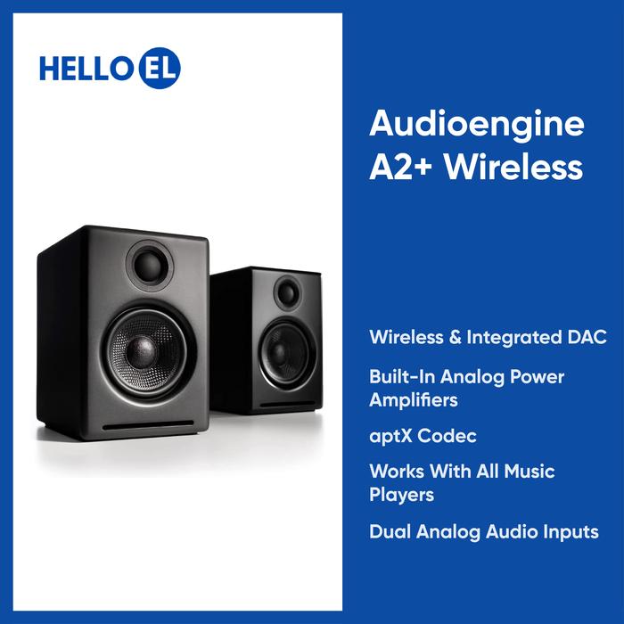Jual Audioengine A2+ A2 Plus Home Bookshelf 60W Wireless Bluetooth ...