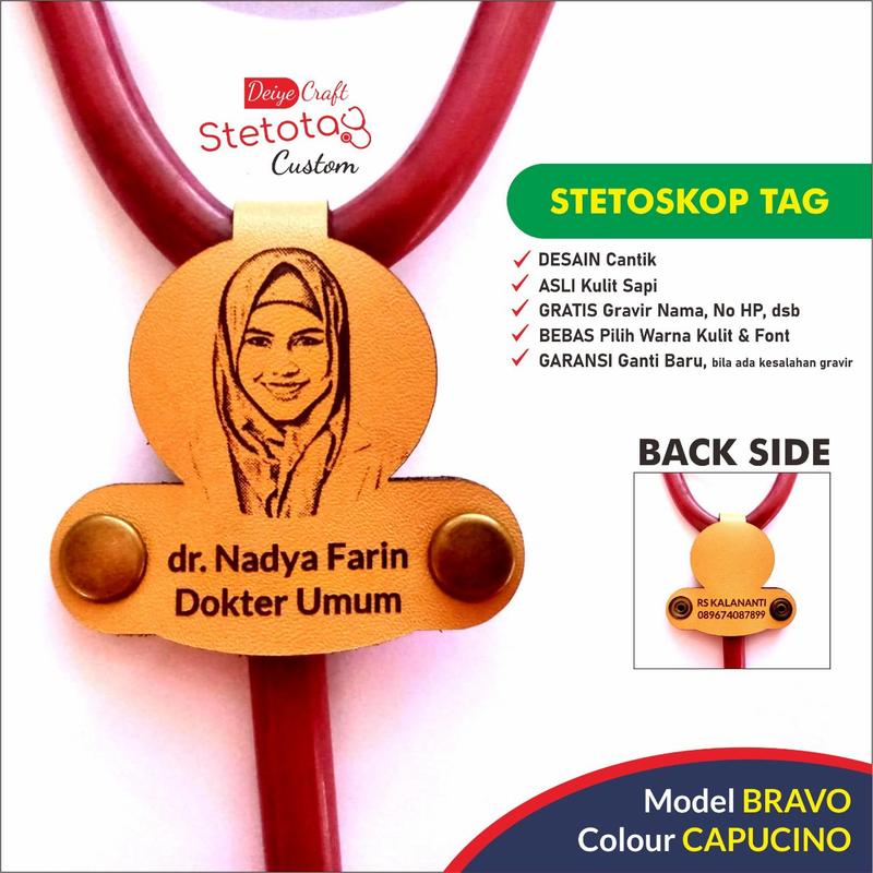 STETOSKOP TAG StetoTag GRATIS Gravir Nama & Sketsa Wajah - Model - Shop ...