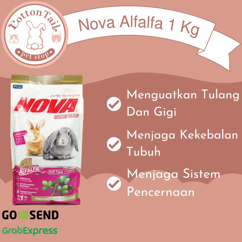 Pelet / Makanan Kelinci Nova / Nova Rabbit Food 1 kg - Shop | Tokopedia