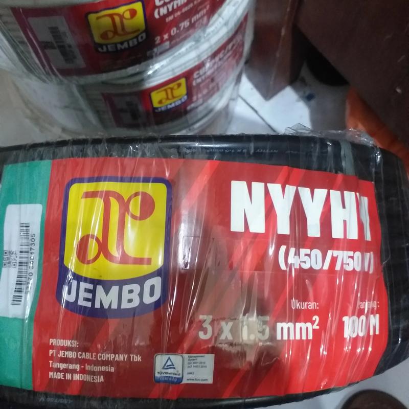 kabel nyyhy 3x1,5mm jembo eceran - Shop | Tokopedia