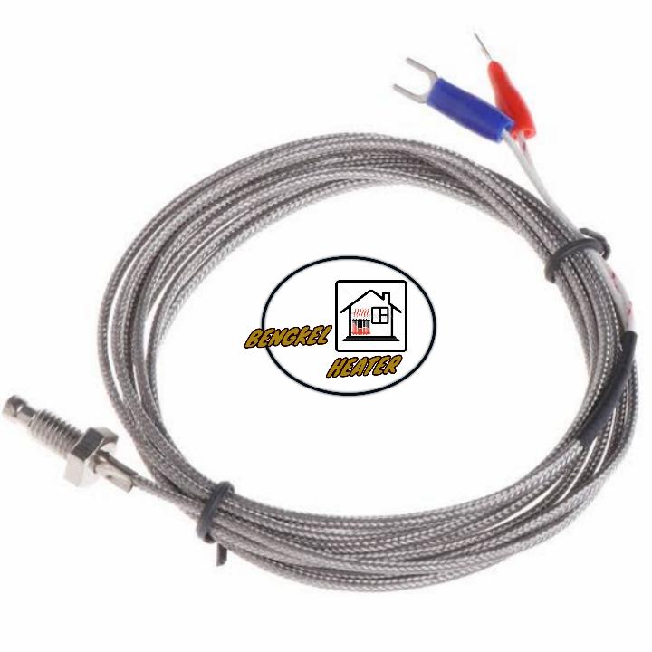 Thermocouple Type K, drat M6 Screw, kabel 1 meter, - Shop | Tokopedia