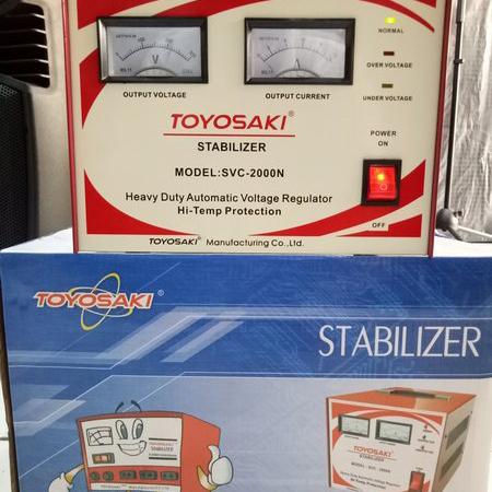 TOYOSAKI STABILIZER SVC-2000N (2000 Watt) TERMURAH, KUALITAS - Shop ...