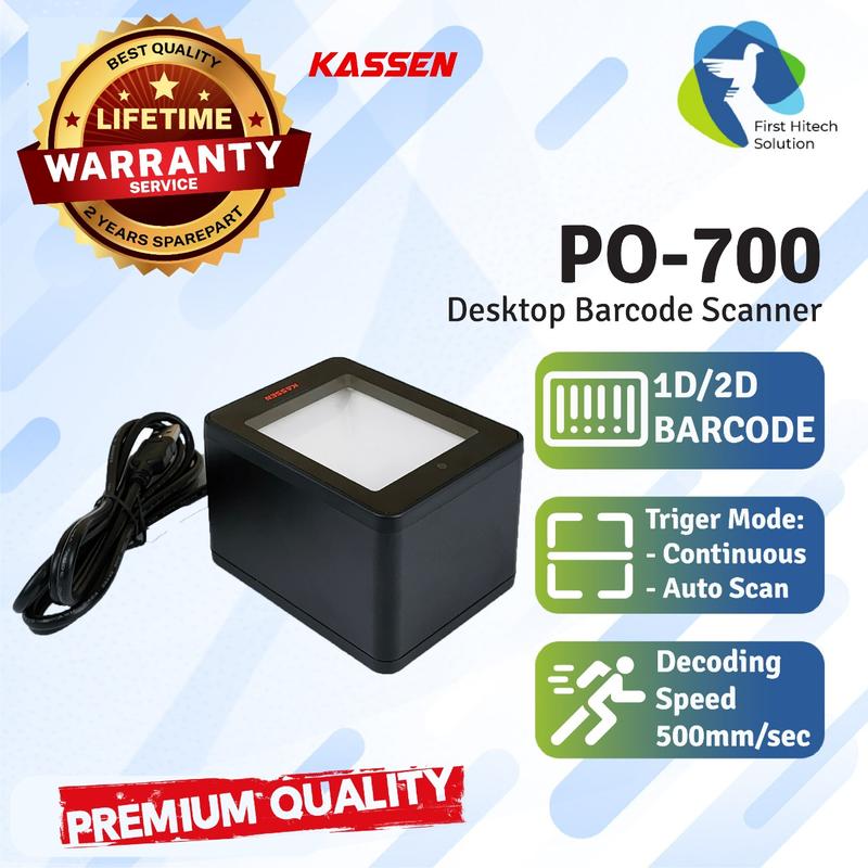SCANNER BARCODE OMNI KASSEN 2D PO-700 - PO700 - USB - Shop | Tokopedia