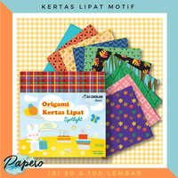 Jual Kertas Origami Lipat 10 Motif N1015 - 20cm, Isi 50 Lembar - Kota ...