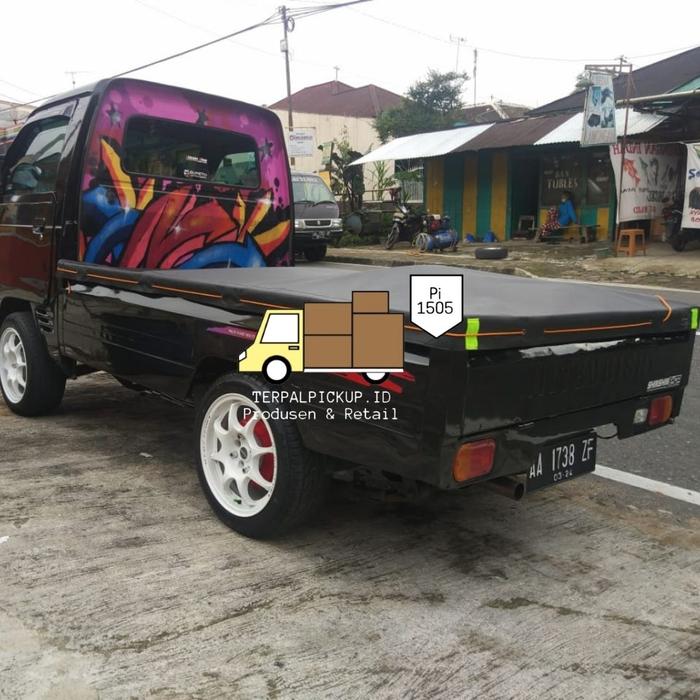 Jual Terpal Bak Mobil Pick Up Mitsubishi T120SS - List Merah - Kab ...