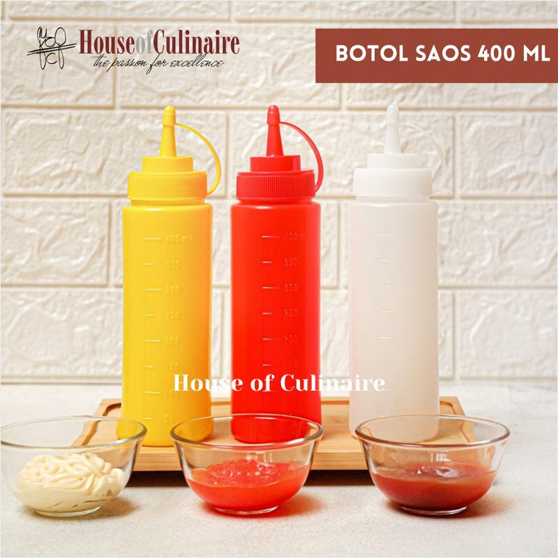 Botol Saos Minyak Mayones Kecap Plastik 400 ml - Shop | Tokopedia