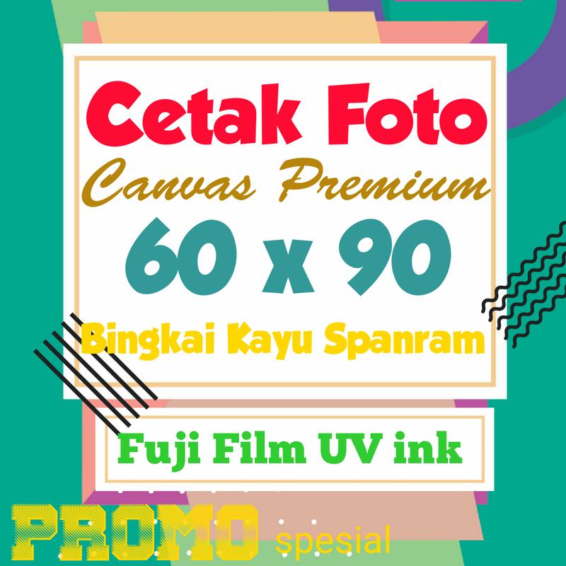 Cetak Foto Canvas / Kanvas 60 X 90 + bingkai spanram - Shop | Tokopedia