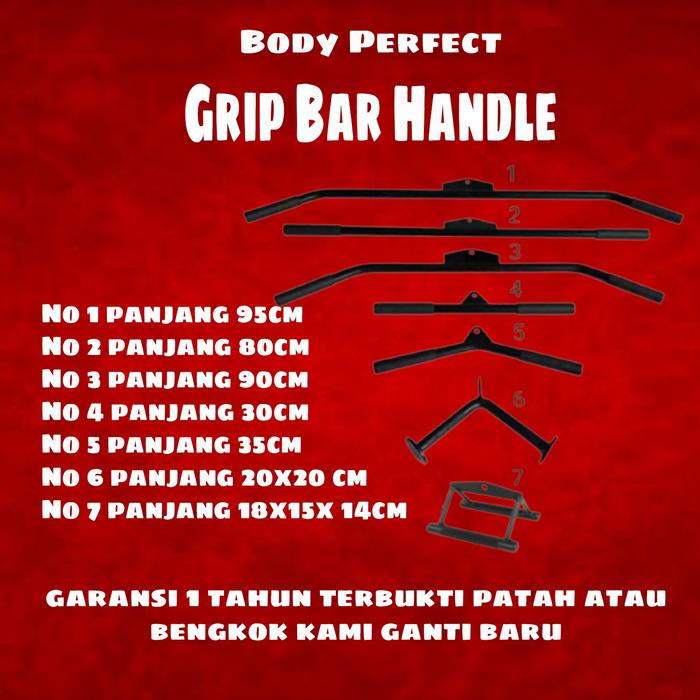 Jual Alat Home FItness Grip Bar Handle Pulldown Pull Down Bar - No 2 ...
