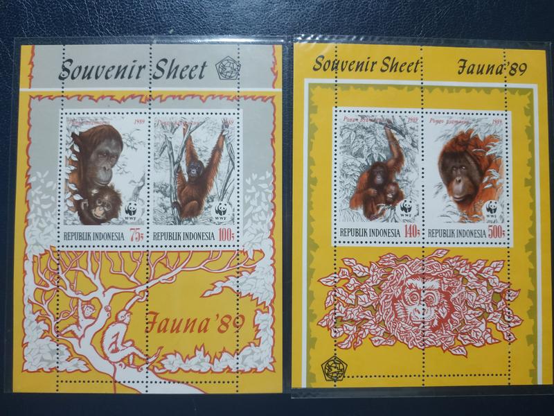 Prangko Indonesia SS 82 SS 83 - Orang Utan 1989 - Shop | Tokopedia