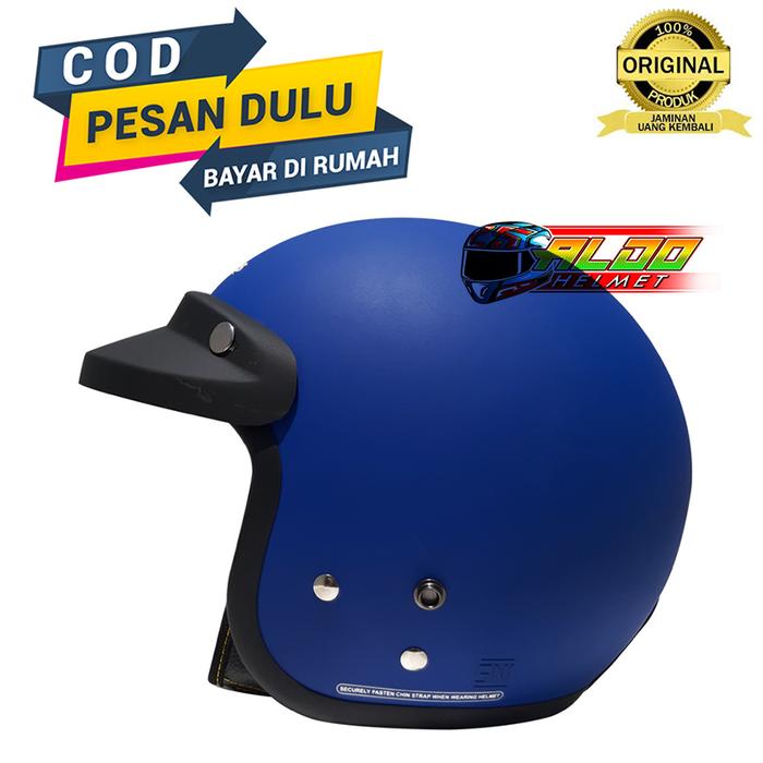 Jual HELM CARGLOSS RETRO BLUE DOFF ORIGINAL - L - Kota Bekasi ...