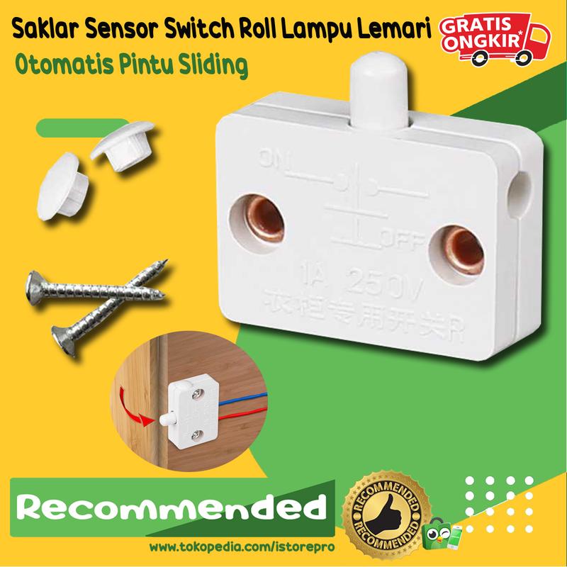 Saklar Sensor Switch Roll Lampu Lemari Otomatis Pintu Sliding - Shop ...