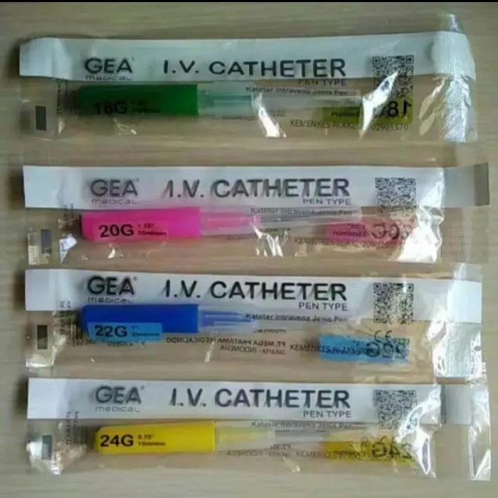 Jual kateter intravena/infused jarum /abocath no.20 abocath no.22 ...