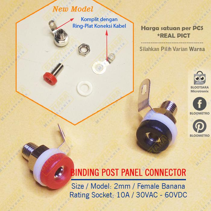 MH Female Binding Post 2mm Banana Socket Panel Mount Konekto - Shop ...