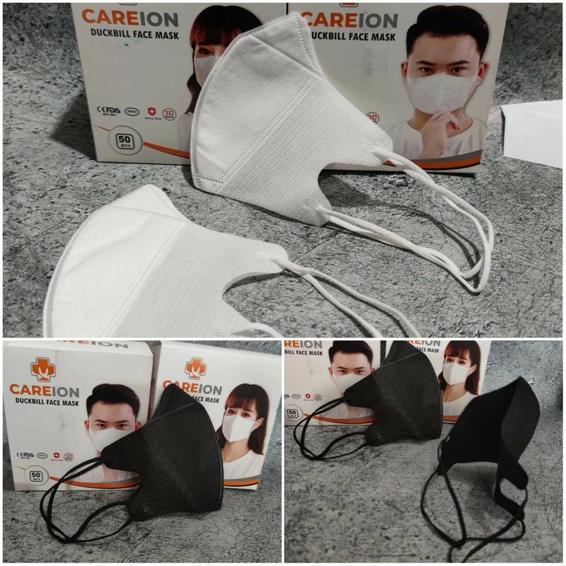 masker duckbill 3ply premium face mask dengan garis hidung (50pc ...