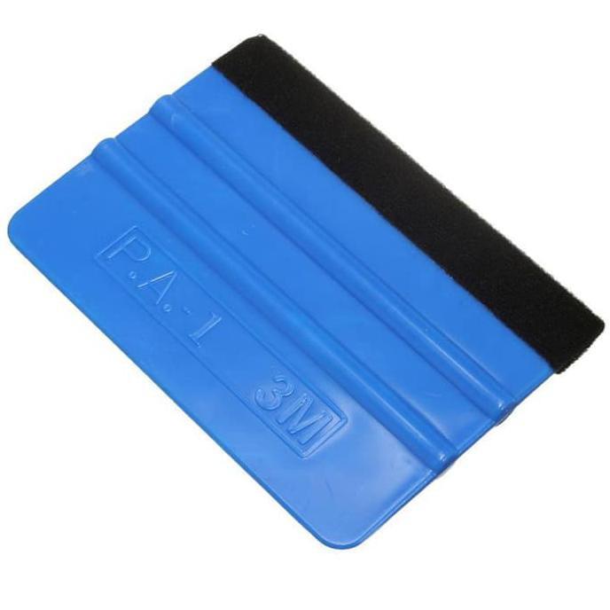 Jual Rakel Kape Alat Pasang Sticker 3M PA-1 Biru Kombinasi Felt/Beludru ...