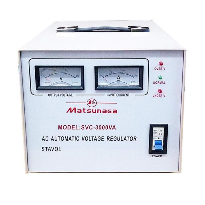 STAVOLT MOTOR MATSUNAGA 3000 WATT STABILIZER KOMPUTER - Shop | Tokopedia