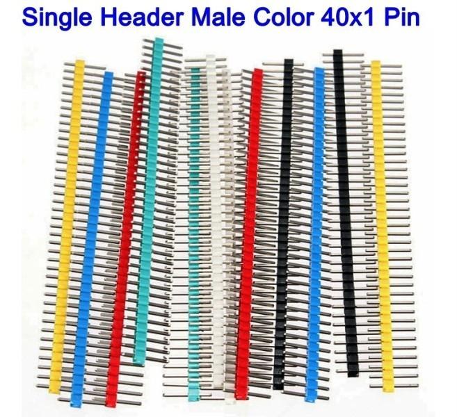 Pin Header Single Male Lurus Straight Single Row Male 1 x 40 - Shop ...