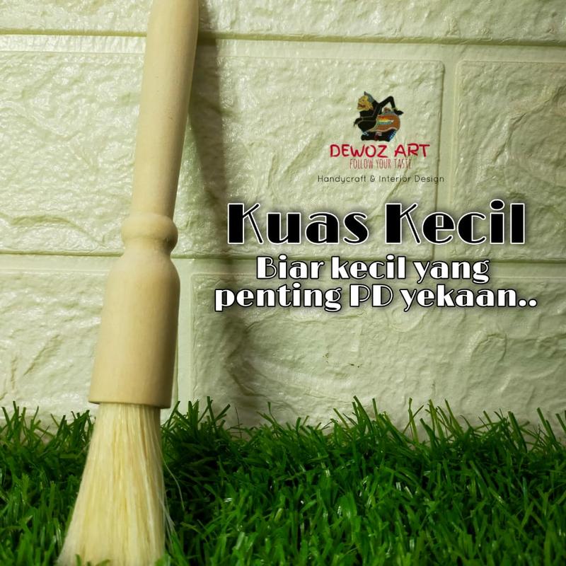 Kuas Kayu Bulat Unik - Shop | Tokopedia