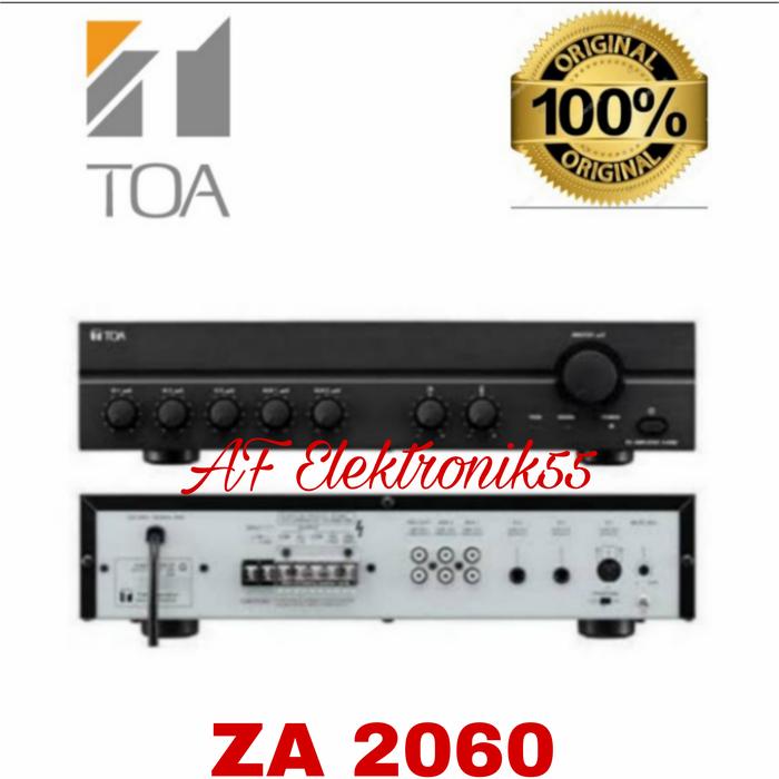 Jual TOA ZA2060 POWER AMPLIFIER MIXER 60 WATT ZA-2060 - Jakarta Barat ...