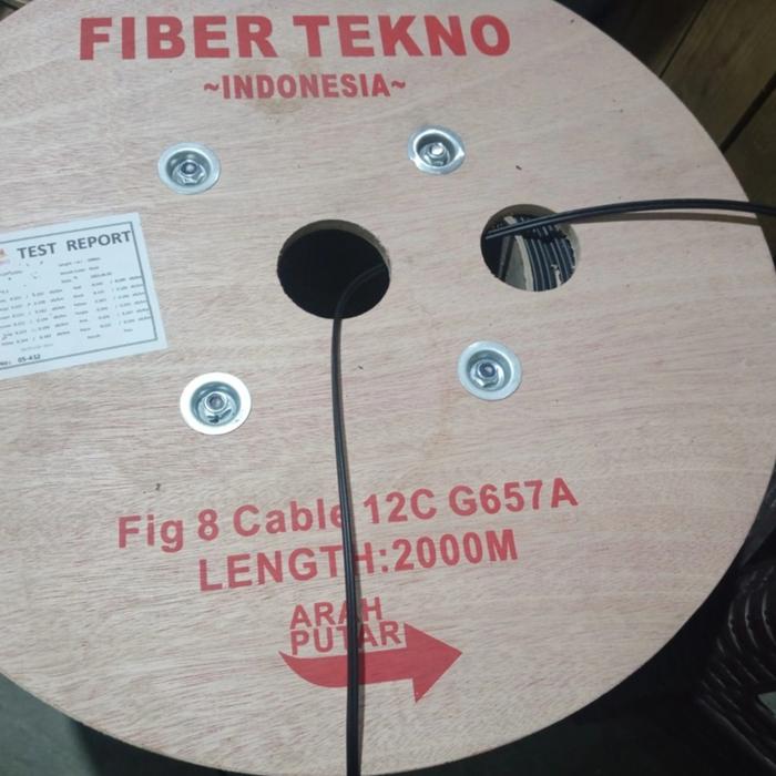 Jual KABEL FO 12 CORE FIG8 2000M - FIBER TEKNO - Kab. Bekasi - Imah ...