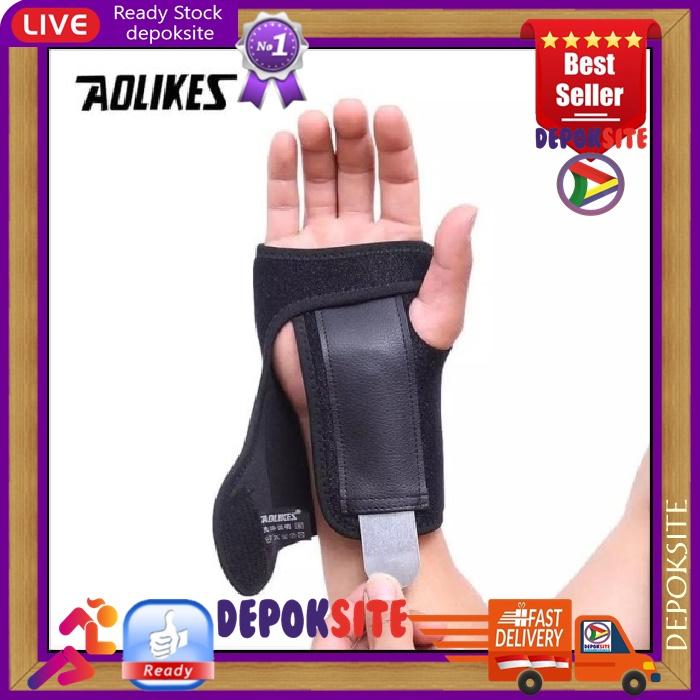 1Pcs Removable Steel Wrist Bracers Wrist Support Splint Hand - Shop ...