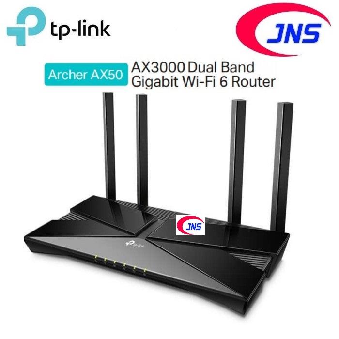 Jual TP-Link TPLINK Archer AX50 AX3000 Dual Band Gigabit Wi-Fi 6 Router ...