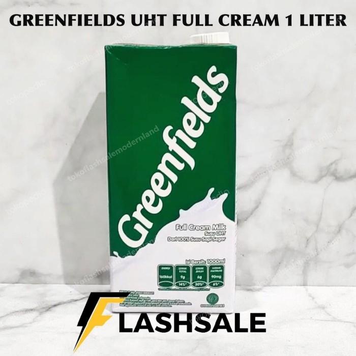 susu greenfield UHT full cream 1 liter PCS - Shop | Tokopedia