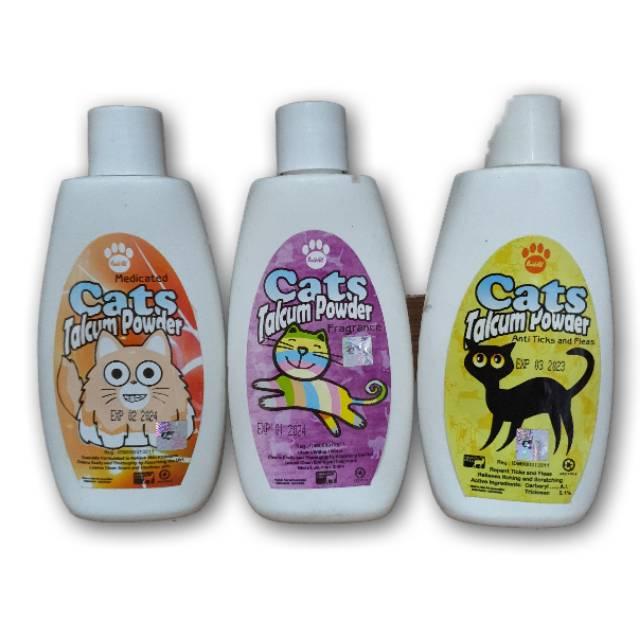 Raid All Talcum Powder Cats 100 ml - Bedak Kucing Medicated Orange Ungu ...
