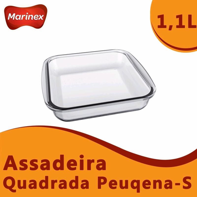 Loyang Kaca Segi MARINEX rooster 1.1L/MARINEX Small Square/Loyang ...